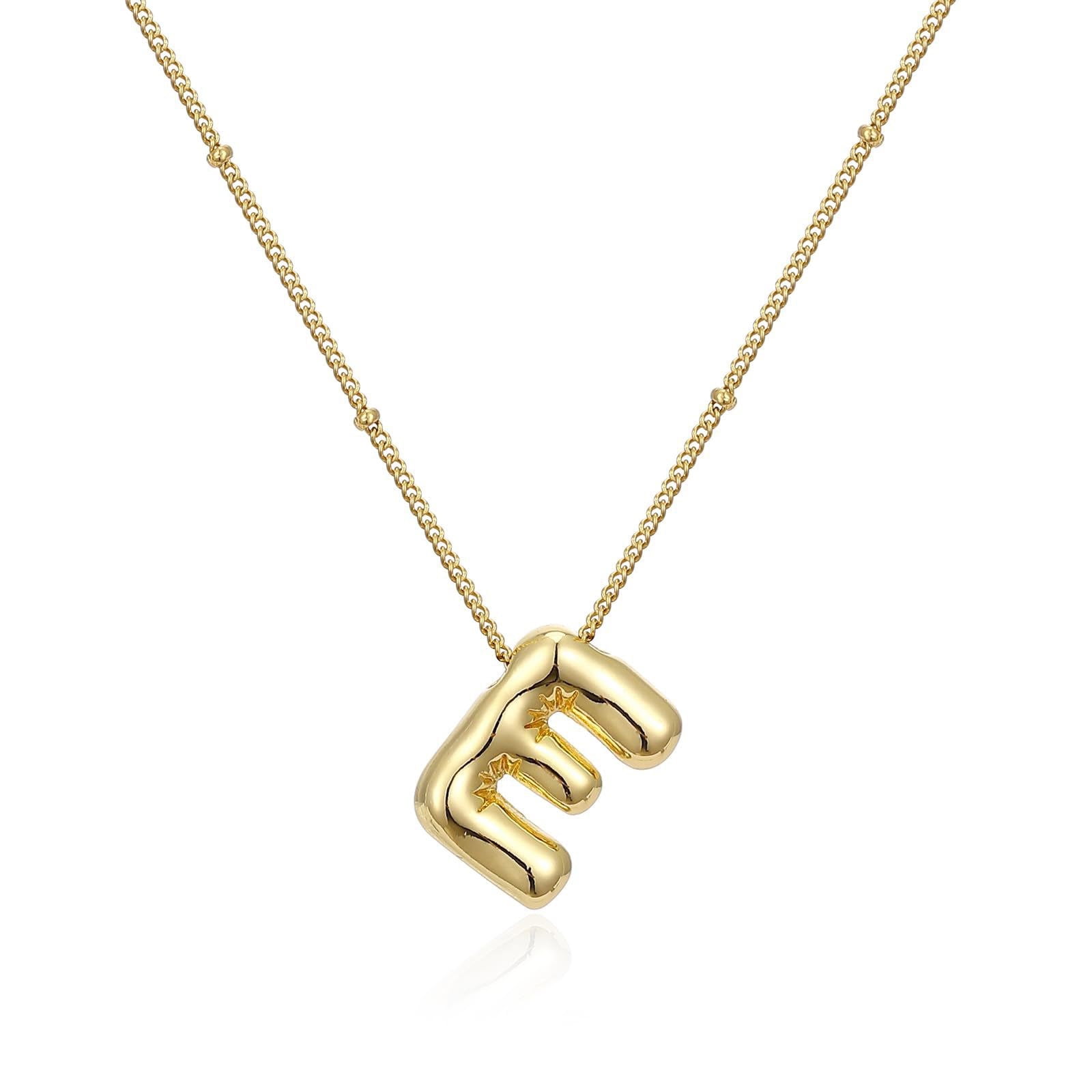 Adjustable Letter Necklace with Playful Pendant Design Alloy Jewelry ...