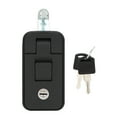 Adjustable Lever Compression Lock, Black, with 2 Keys for Cabinet Doors ...