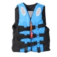 Adjustable Life Jacket with Buckle Reflective Strip, Paddle Board Kayak ...