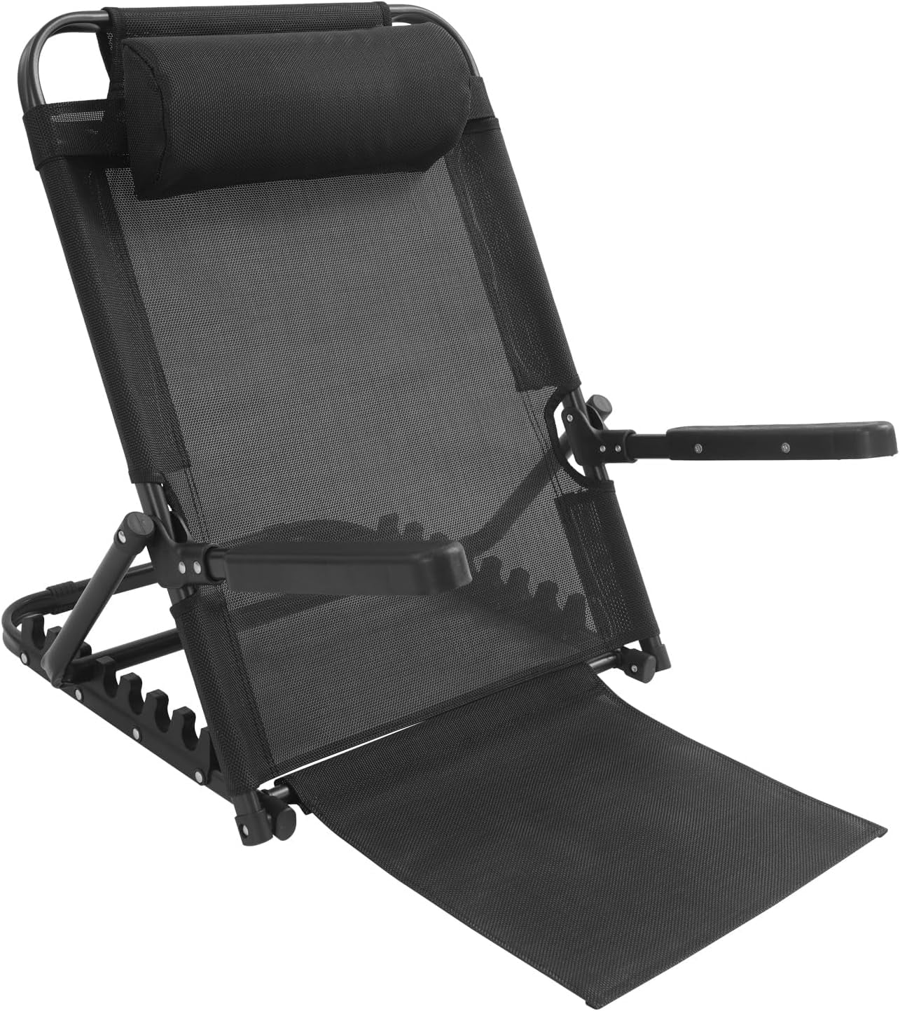 Adjustable Lifting Bed Backrest Support 220Lbs Large Folding Bed Rest ...