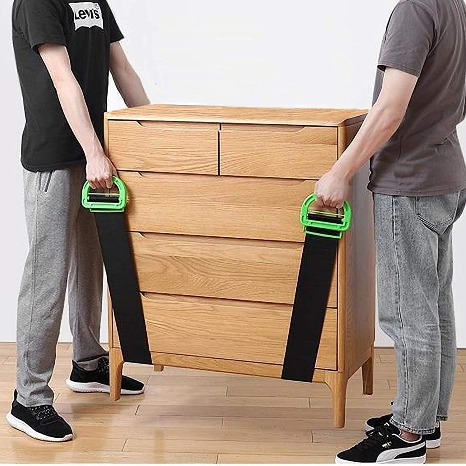 Adjustable Lifting Moving Straps - 2 Pack Furniture Moving Straps for ...