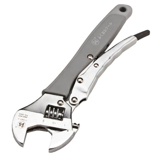 Adjustable Locking Wrench With 8 Inch Jaw Capacity, Tool Steel ...