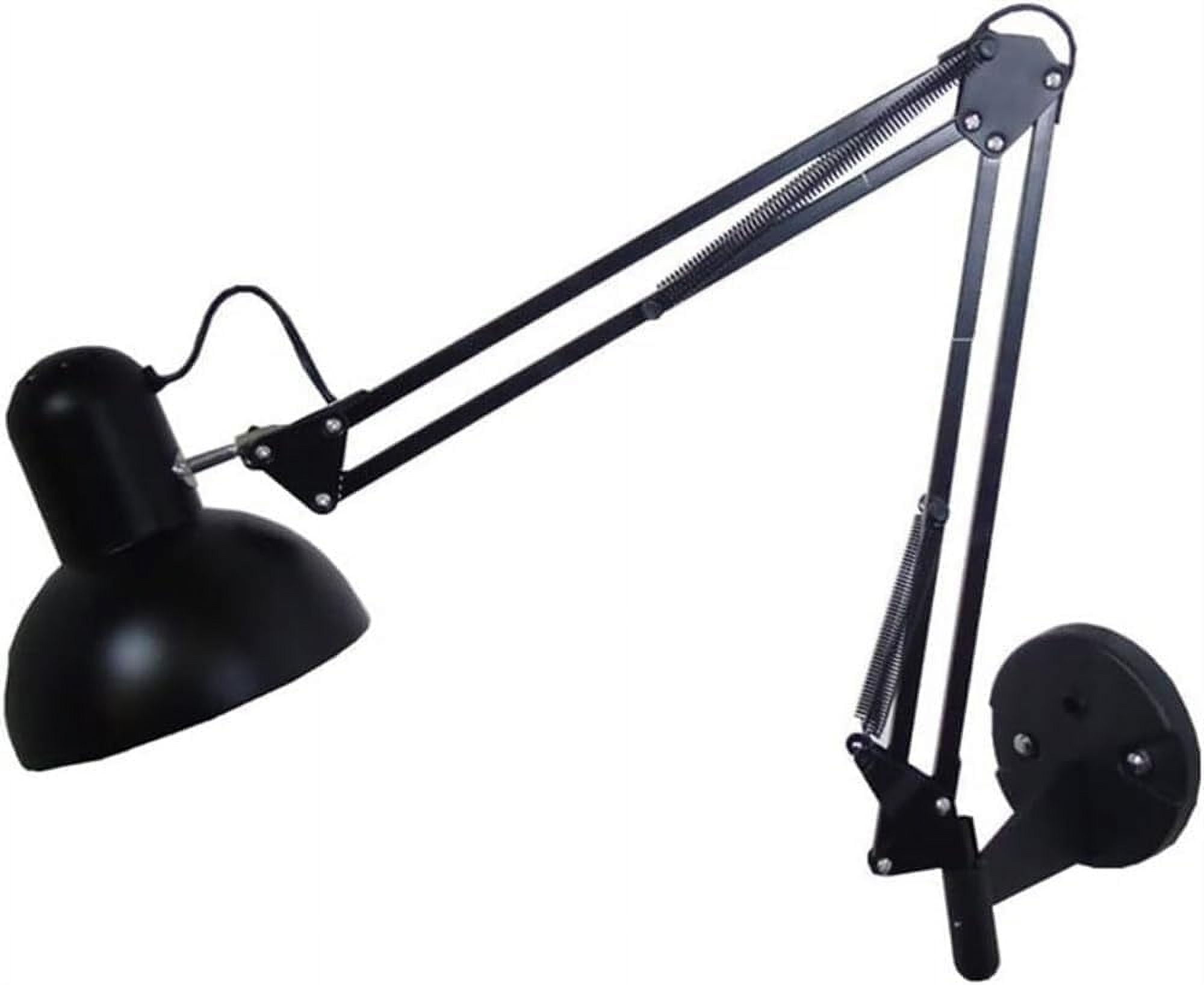 Adjustable Long Arm Wall Sconces Lamp Black Industrial Swing Arm Wall ...