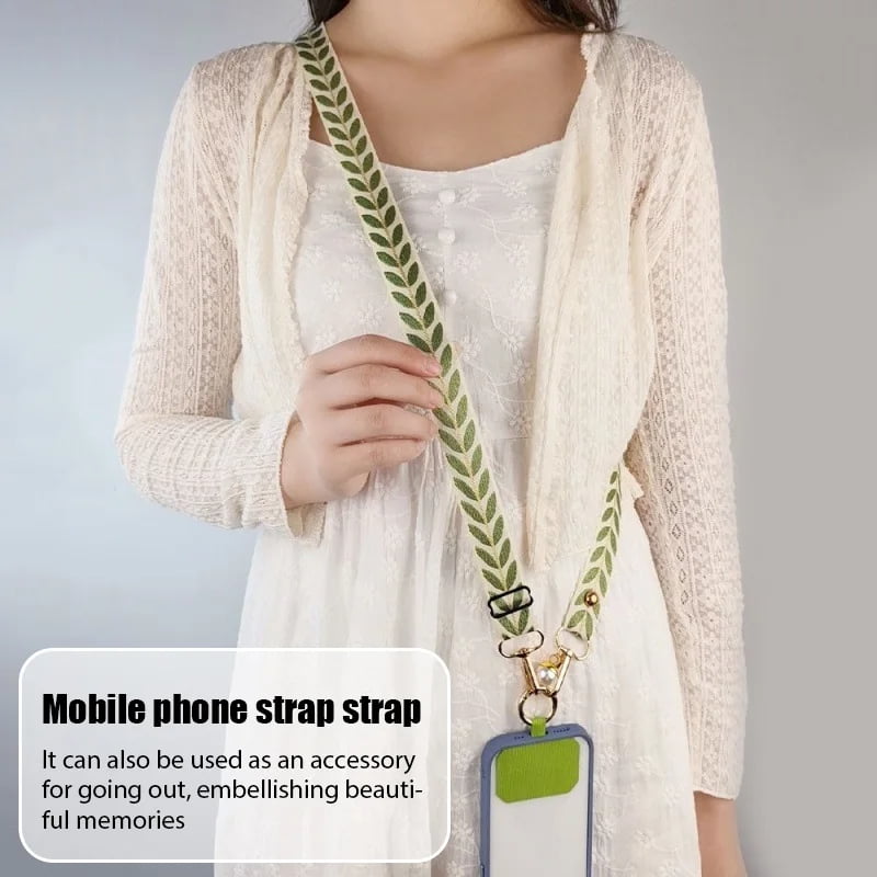 Adjustable Long Mobile Phone Lanyard Crossbody Card Neck Cord Clip Hang ...