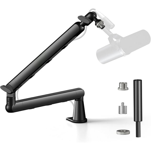 Microphone Arm, AK-58i Desk Low Profile Mic Boom Arm Stand,Suitable For ...