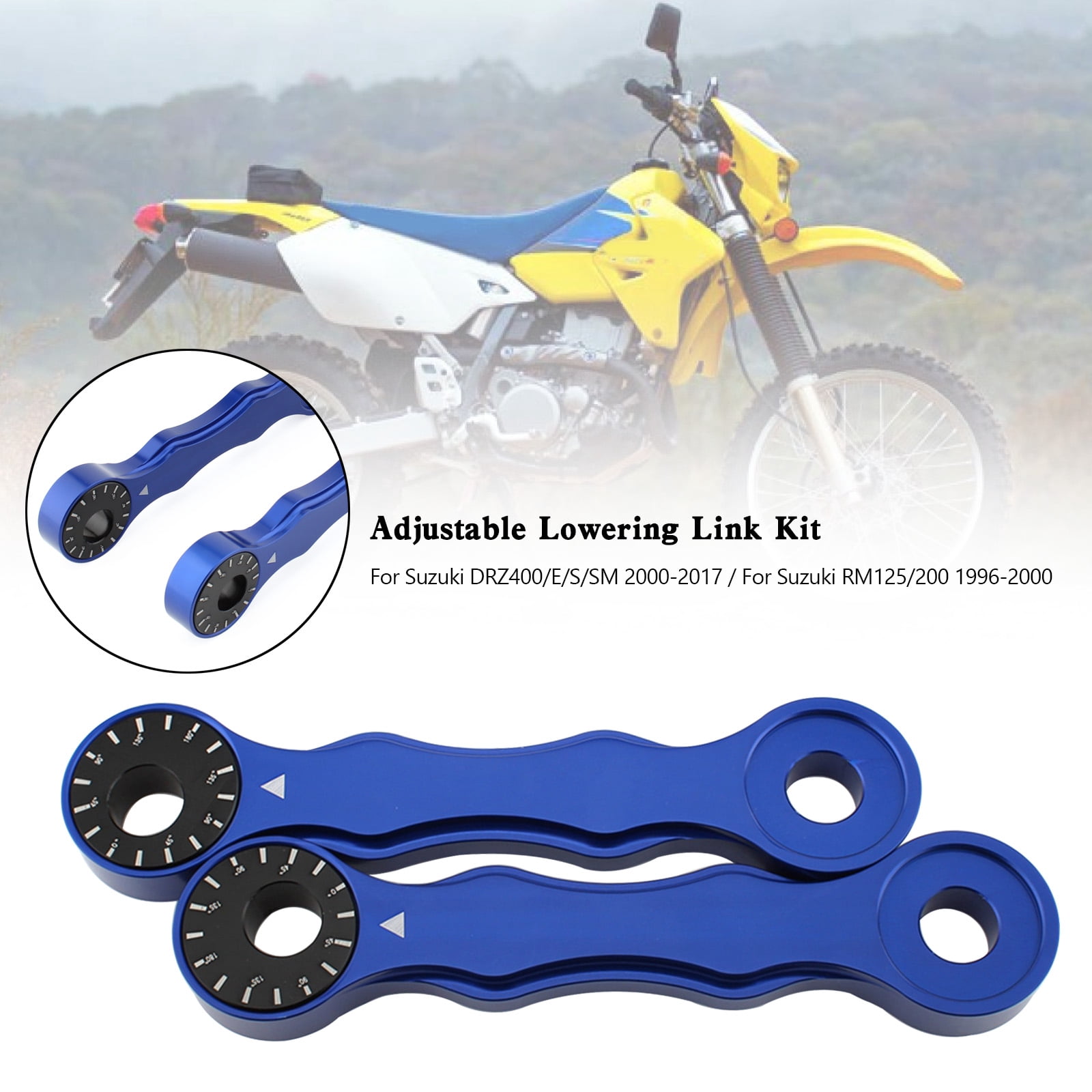 Adjustable Lowering Link Kit For Suzuki DRZ400/E/S/SM 00-17 RM125/200 ...