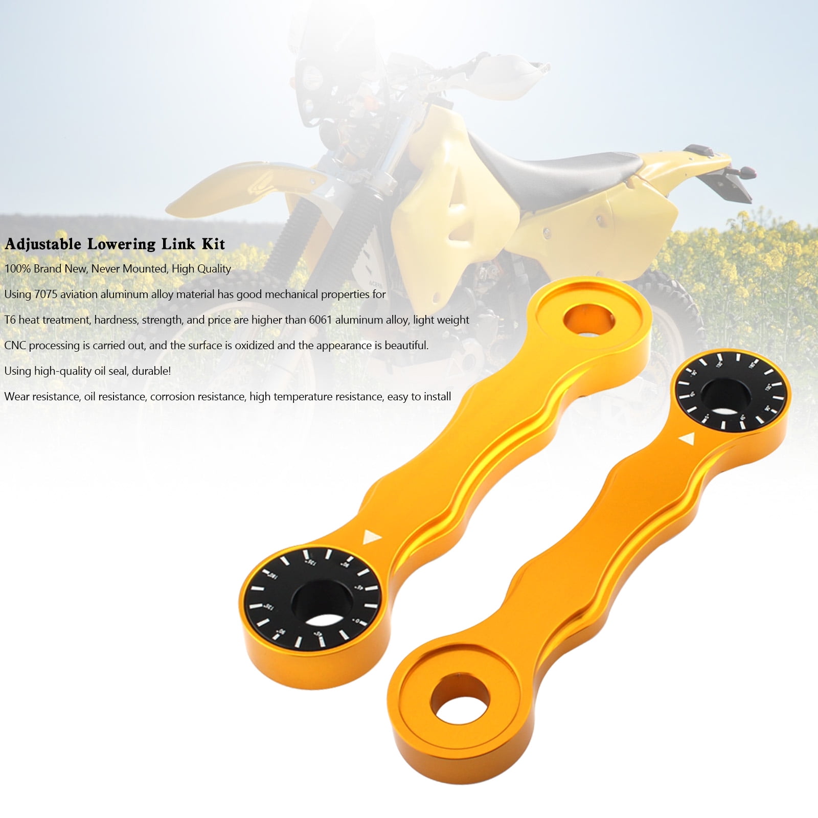 Adjustable Lowering Link Kit For Suzuki DRZ400/E/S/SM 00-17 RM125/200 ...
