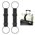 Adjustable Luggage Connector Straps Black 2 Pack Multi Use Travel ...