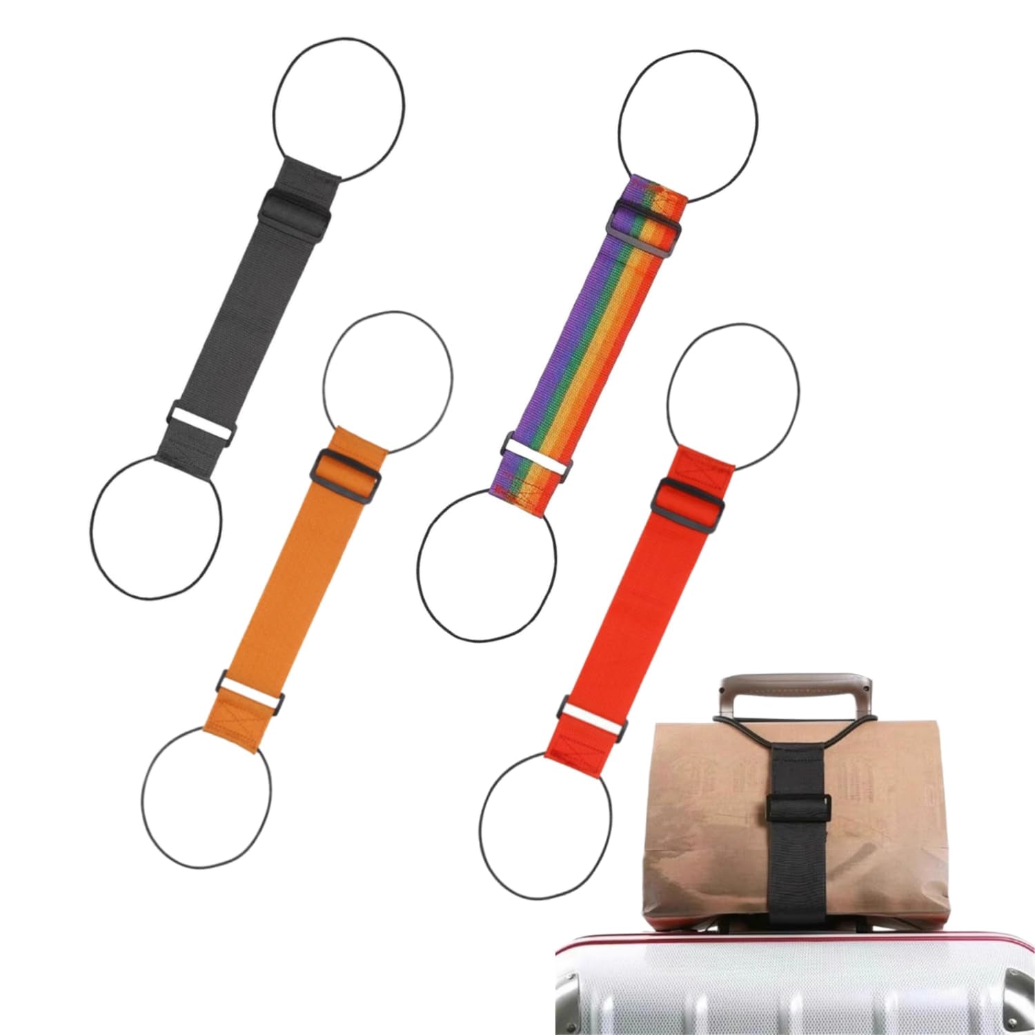Adjustable Luggage Strap Bungee For Suitcase Handle, Durable ...