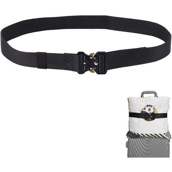 Adjustable Luggage Straps 47.24 Inch Nylon Travel Packing Belts Luggage ...
