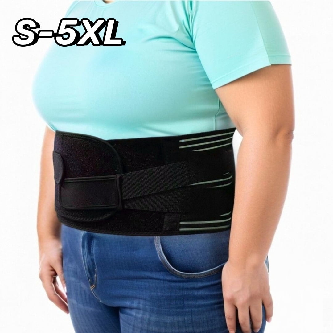 Adjustable Lumbar Support Belt - Breathable Lower Back Brace, Waist ...