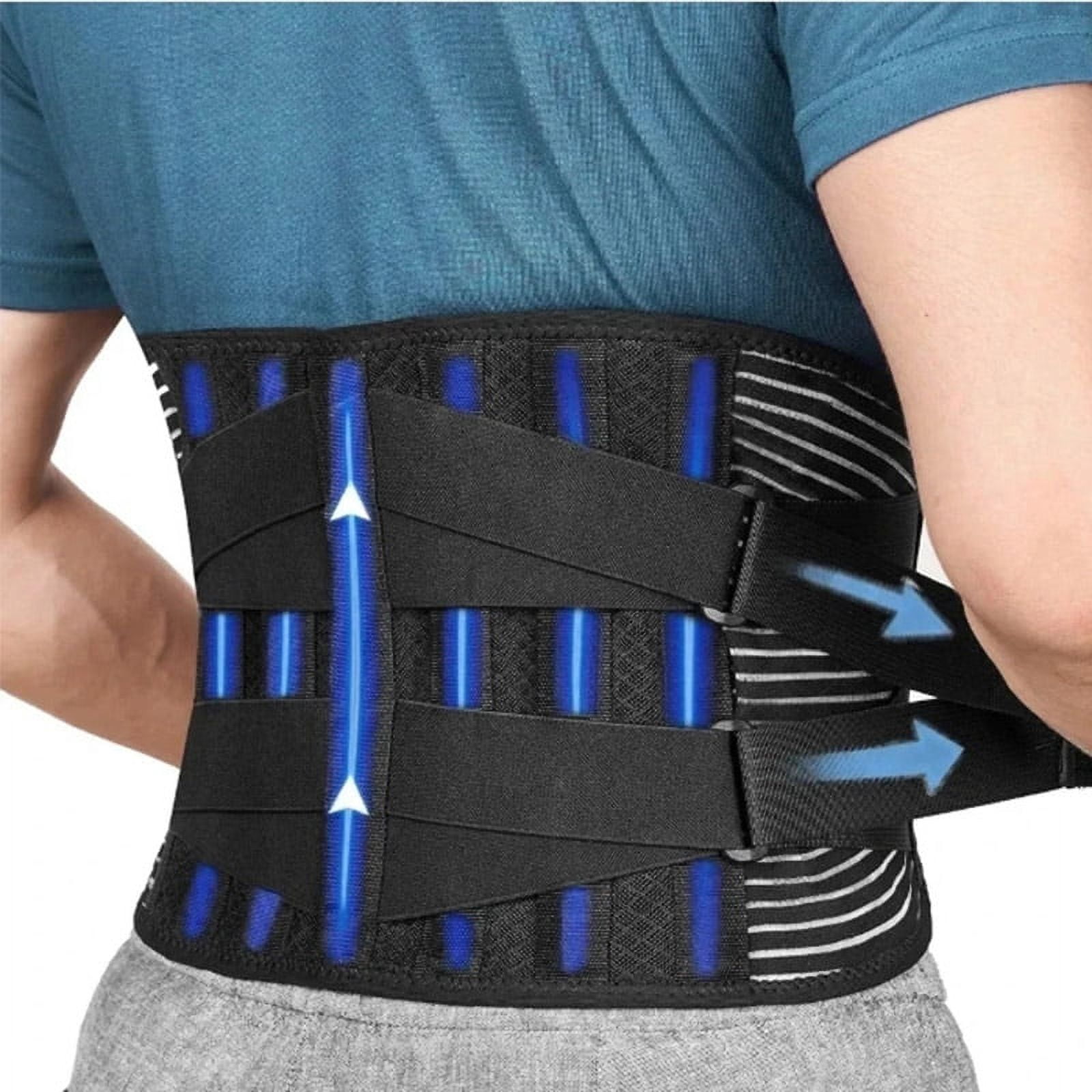 Adjustable Lumbar Support Belt Double Pull Back Waist Orthopedic Corset ...