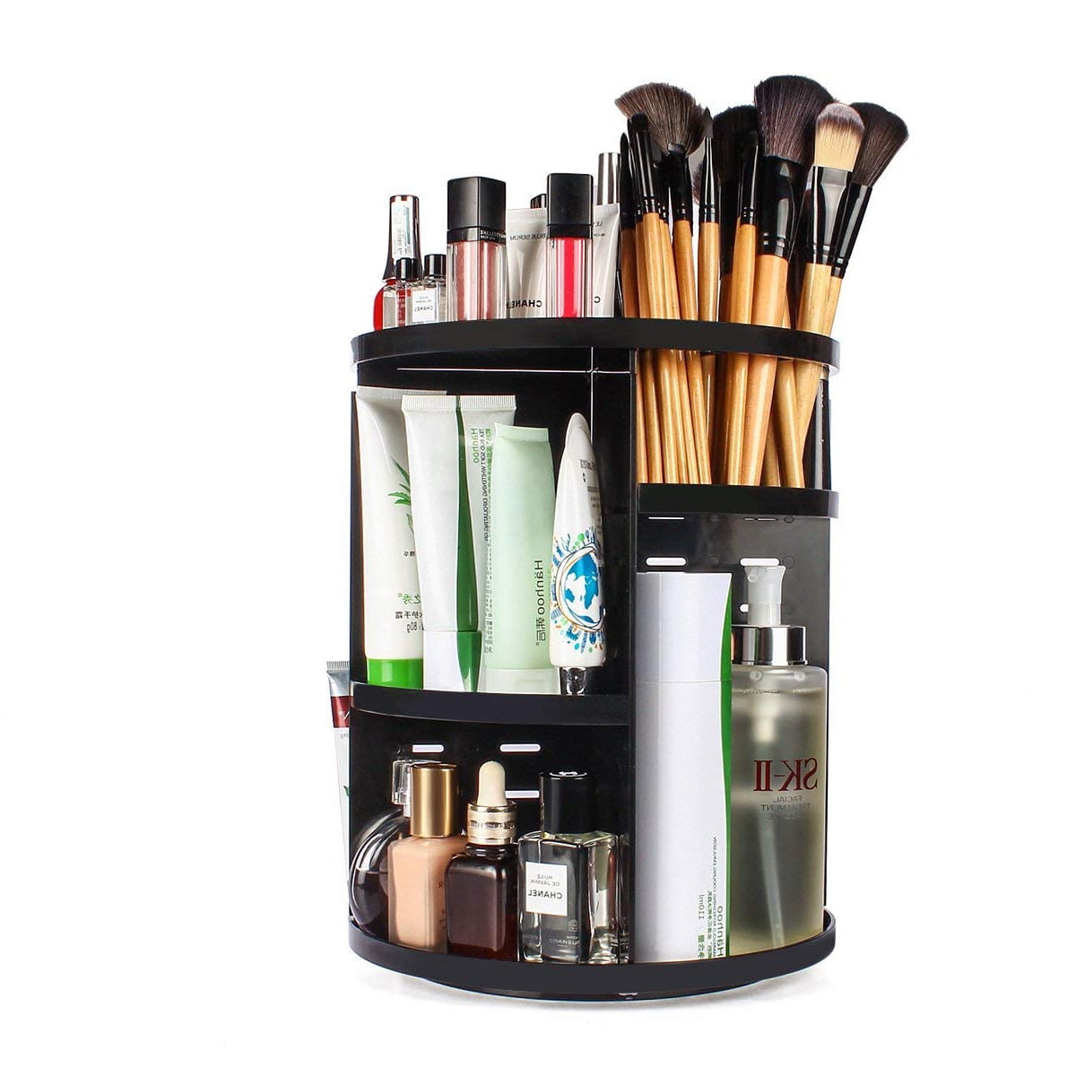 Adjustable Makeup Carousel Spinning Holder Storage Rack, 360 Rotating ...