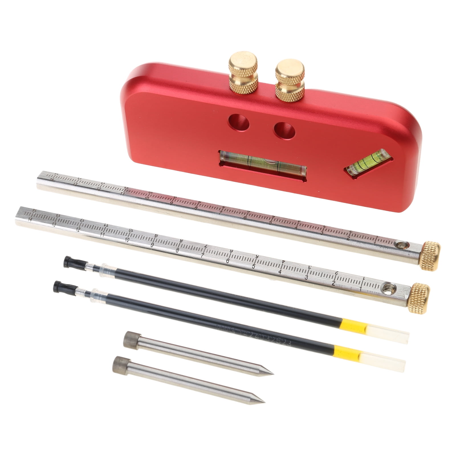 Adjustable Marking Gauge Woodworking Scriber Mortise Gauge Aluminum ...