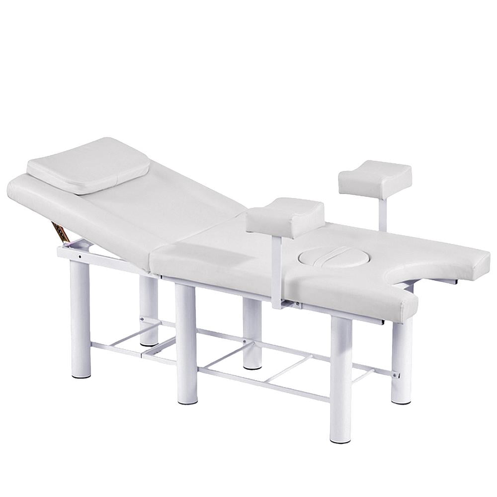 Adjustable Massage Table, Professional Stationary Massage Bed, Metal ...