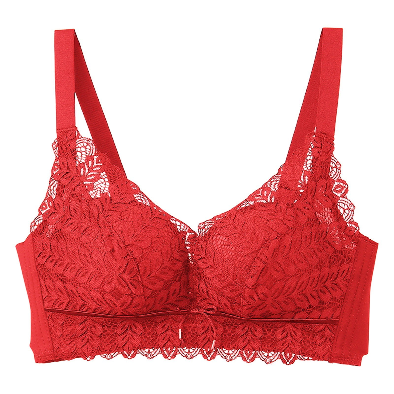 Adjustable Medium Thick Sexy Lace Non Padded Bra for Women Comfortable ...