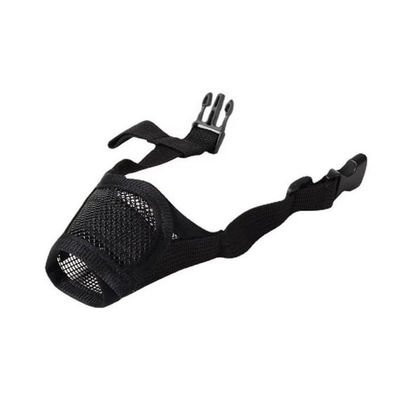 Adjustable Mesh Dog Muzzle Anti Barking Biting Breathable Pet Mouth ...