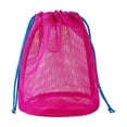 Adjustable Meshed Swim Bag Nylon Cosmetic Organiser Spacious Storage ...