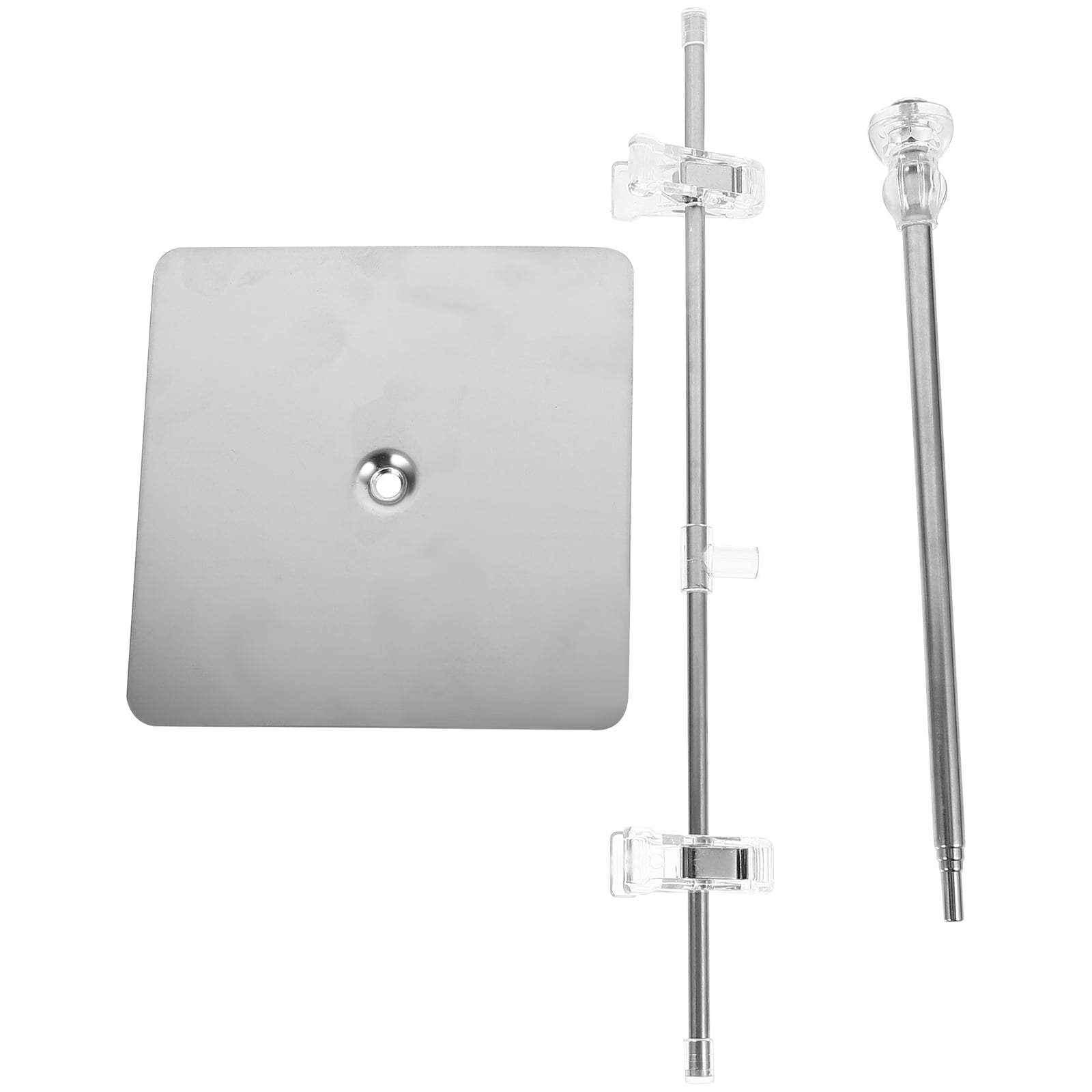 Adjustable Metal Banner Stand Shaped Poster Holder Display Shelf Handle ...
