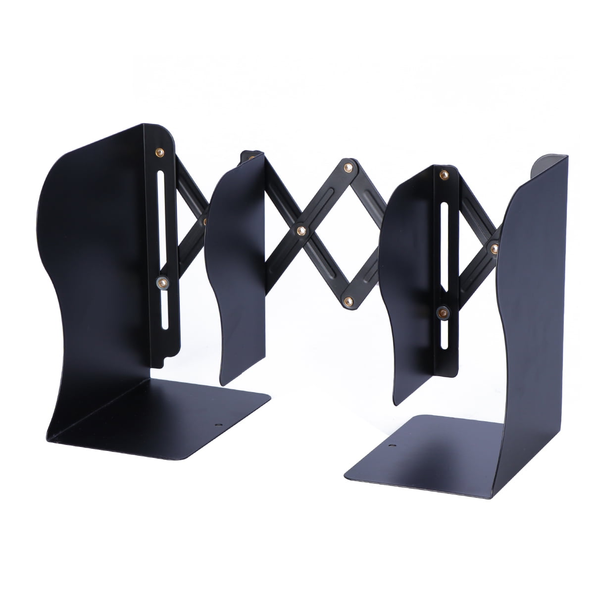 Adjustable Metal Bookend Heavy Duty and Decorative Modern Design with ...
