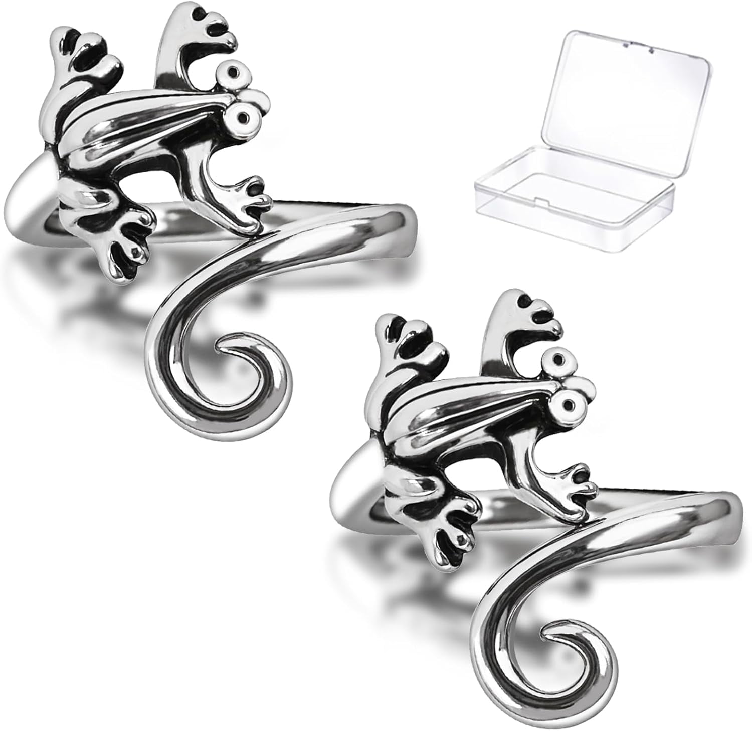 Adjustable Metal Crochet Tension Rings (4-Pack) - Finger Protector for ...