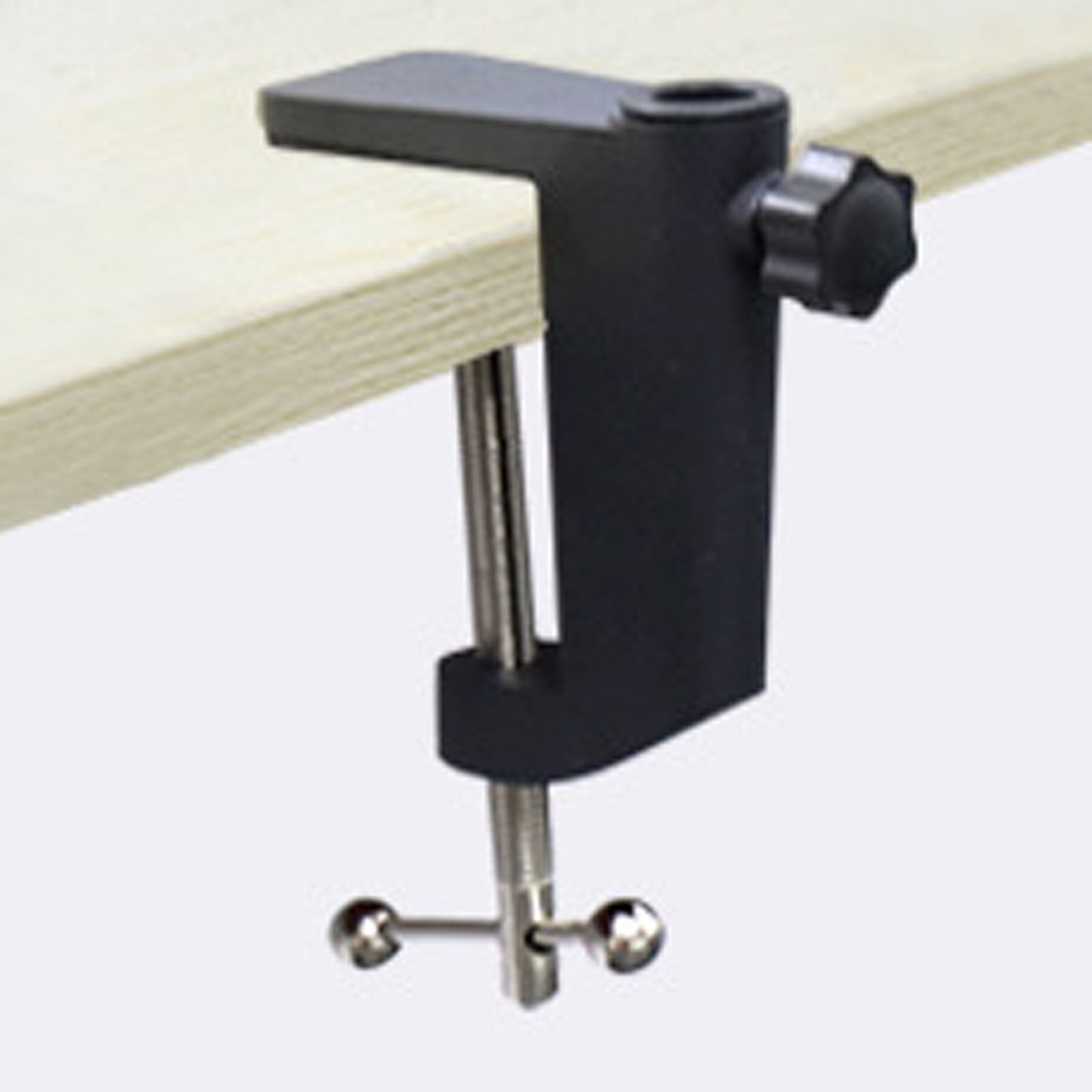 Adjustable Metal Desk Clamp with Threaded Screw and Mounting Hole for ...