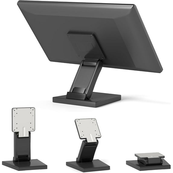 Adjustable Metal Folding Monitor Bracket – Touchscreen Desk Mount with ...