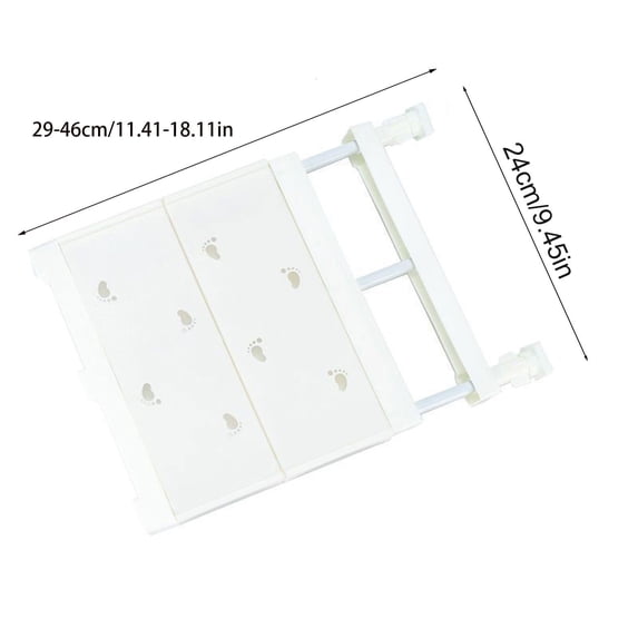 Adjustable Metal Storage Shelf Expandable Wardrobe Rack with ...