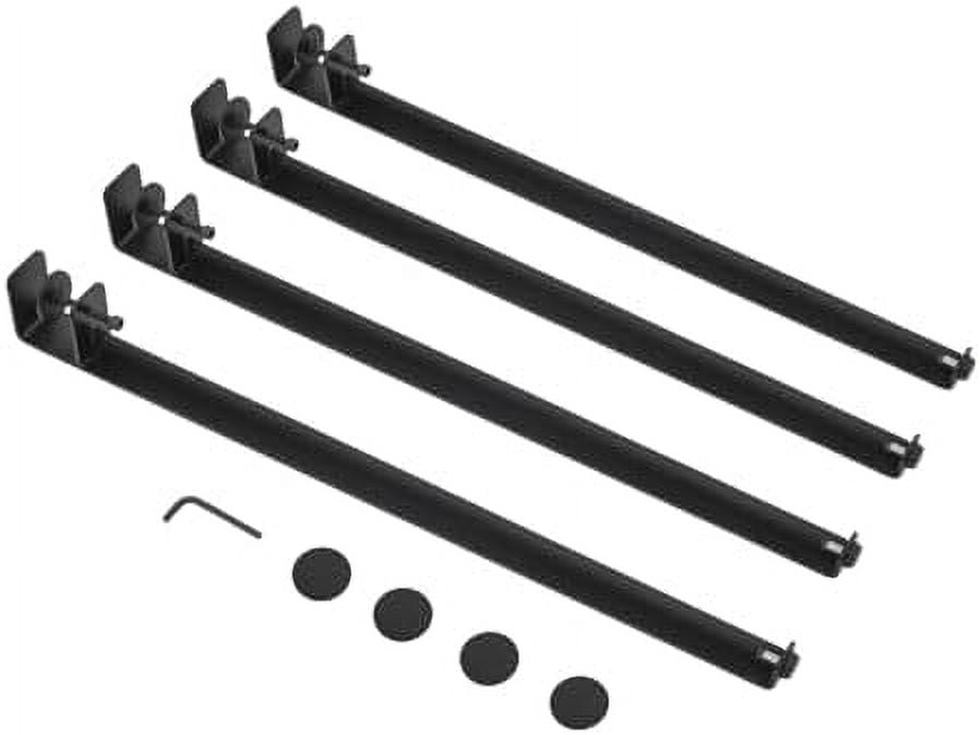 Adjustable Metal Table Legs, 28in F-Shape Dining Desk Legs, 4pcs with ...