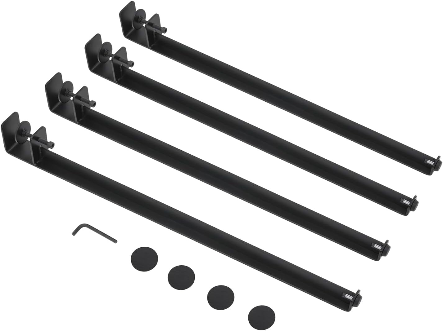 Adjustable Metal Table Legs,Tables Clamp Legs 28In F-Shaped 4Pcs with ...