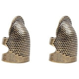 Adjustable Metal Thimble Set for Sewing - Open-Side Design, Anti ...