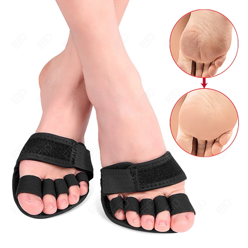 Adjustable Metatarsal Forefoot Pads Half 5 Toe Bunion Sole Forefoot ...