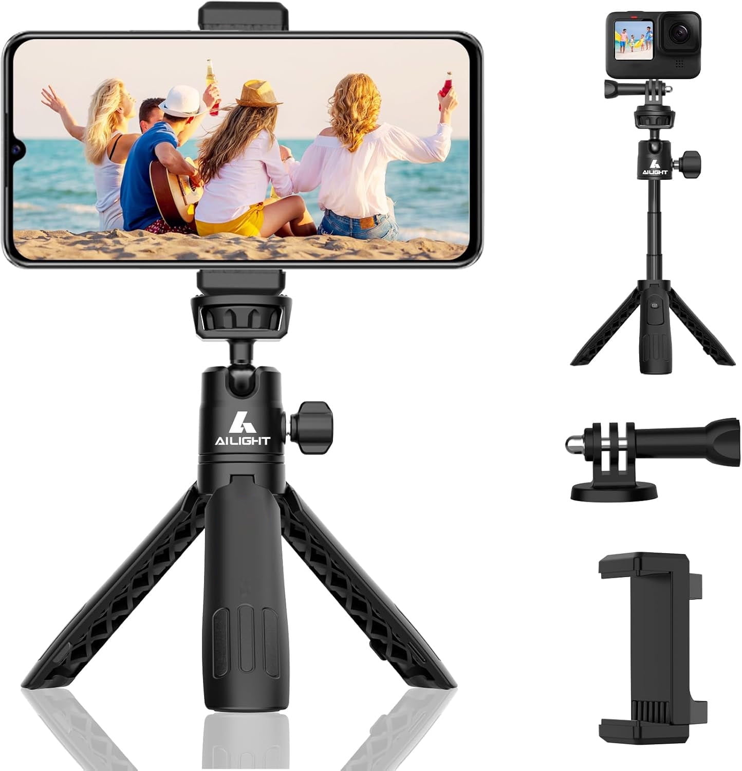 Adjustable Mini Tripod Stand for Camera & GoPro & Smartphone ...