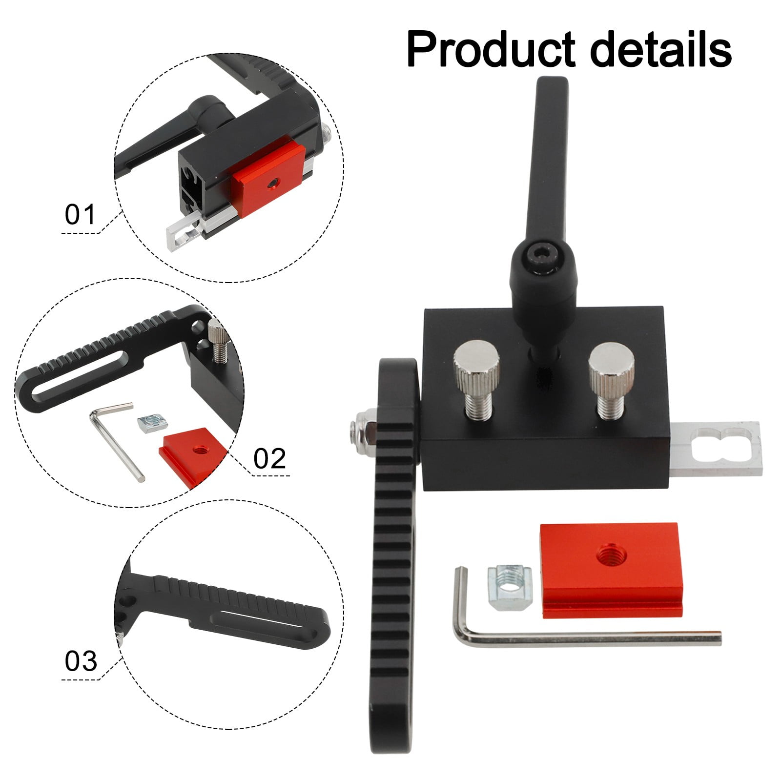 Adjustable Miter Track Stop for Precision Woodworking:for Durable ...