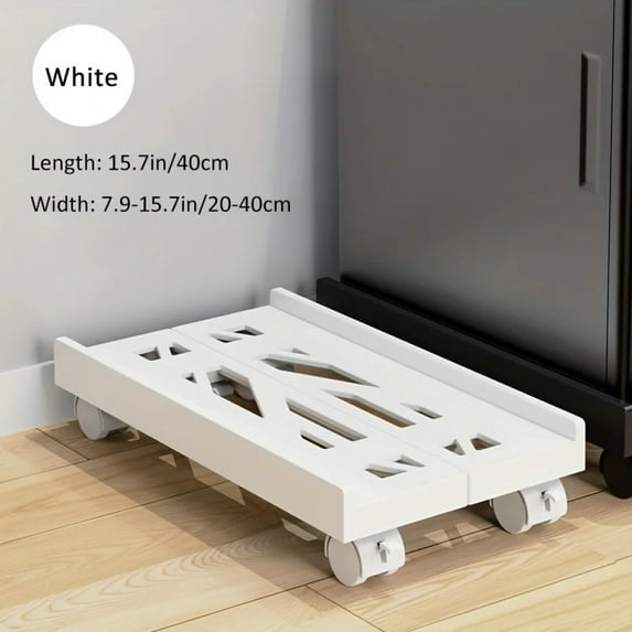 Adjustable Mobile CPU Stand, Ventilated Computer Tower Stand PC Tower ...