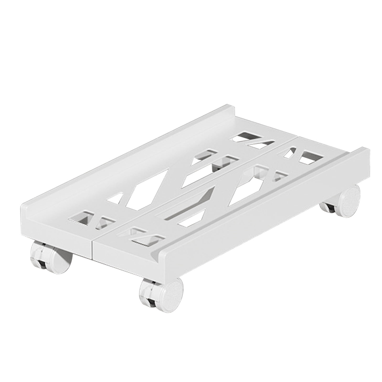 Adjustable Mobile Computer Tower Stand with Locking Wheels Ventilated ...