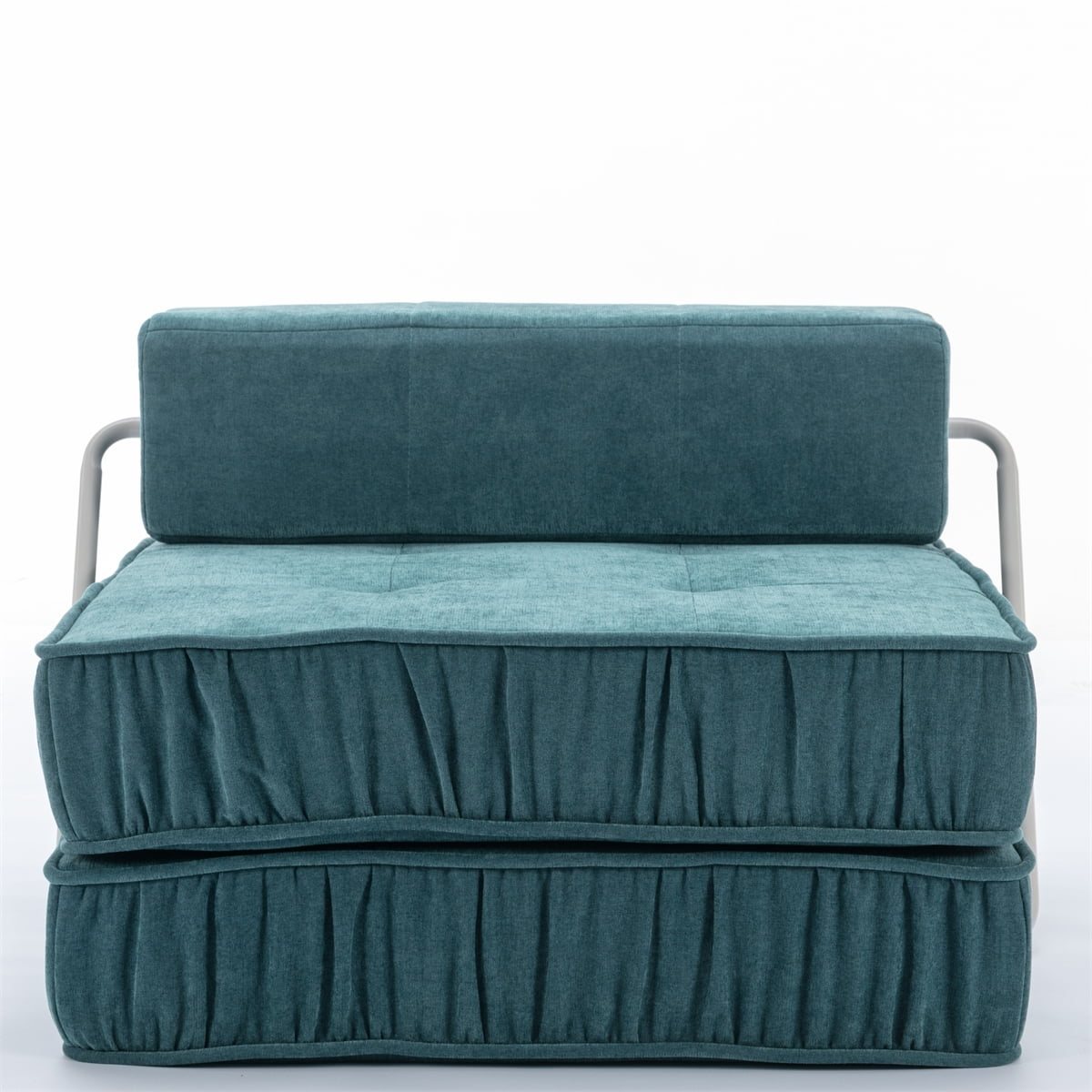 Adjustable Modern Folding Sofa, Minimalist Chenille Convertible Sofas ...