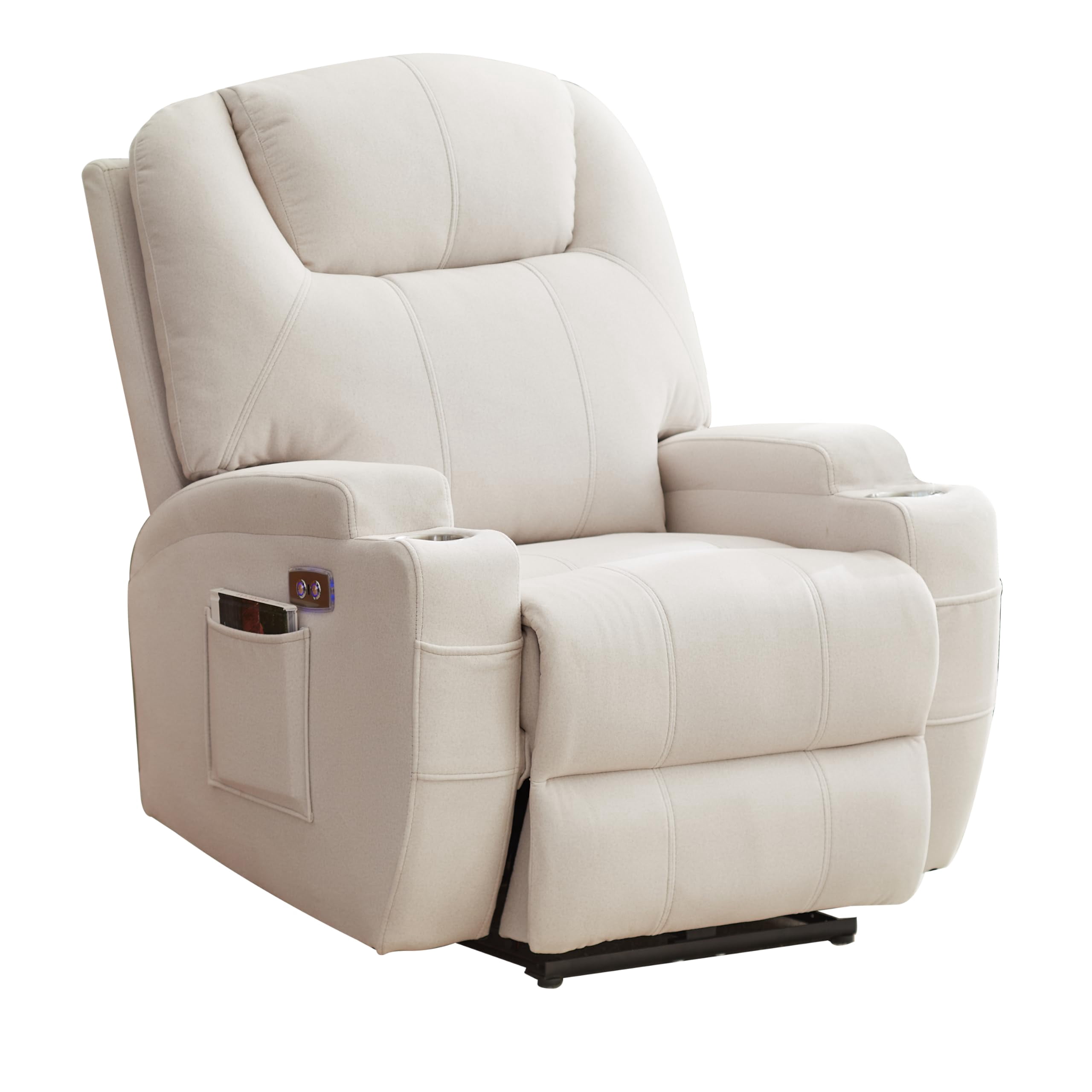 Adjustable Modern Reclining Chair with Footrest Recliner Chair for ...