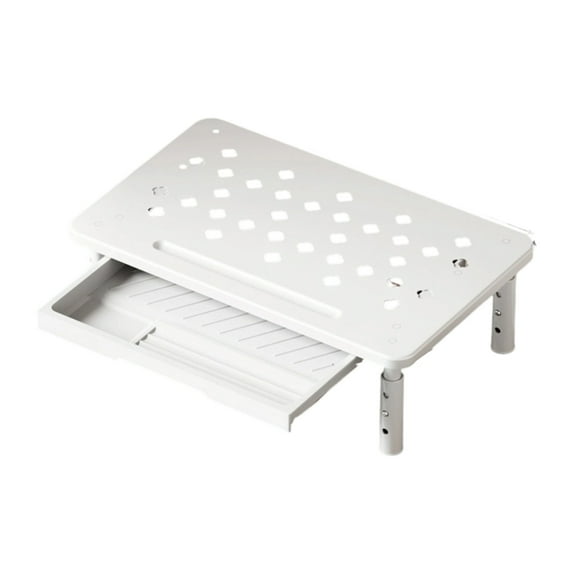 Adjustable Monitor Risers Ergonomic Designs Storage Shelf Workspaces ...