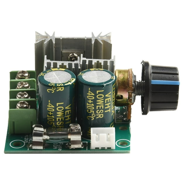 Adjustable Motor Speed Control Switch with 10A PWM for 12V 40V DC Motors - Walmart.com