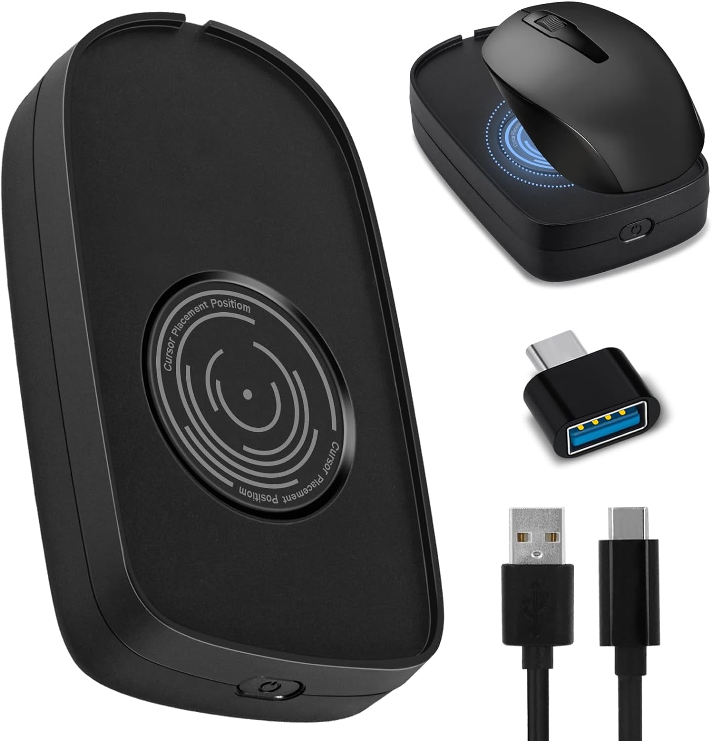 Adjustable Mouse Mover with Button Mouse Mover Jiggler 5V 1A for Keeps ...