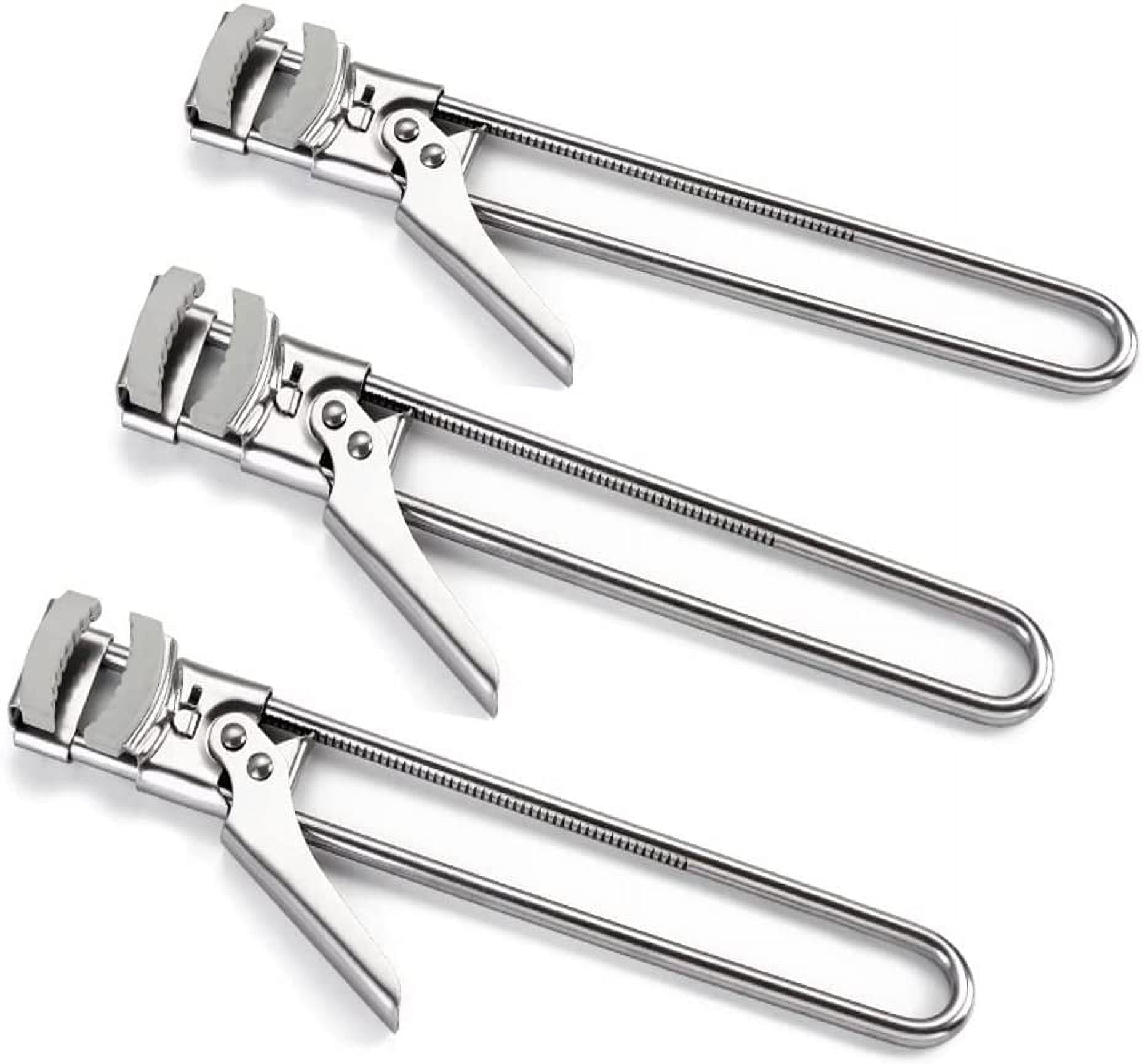 Adjustable Multi-Function Bottle Cap Opener Stainless Steel Non-Slip ...