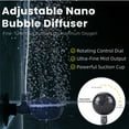 Adjustable Nano Bubble Diffuser with Rotation Control, Fine Bubble Air ...