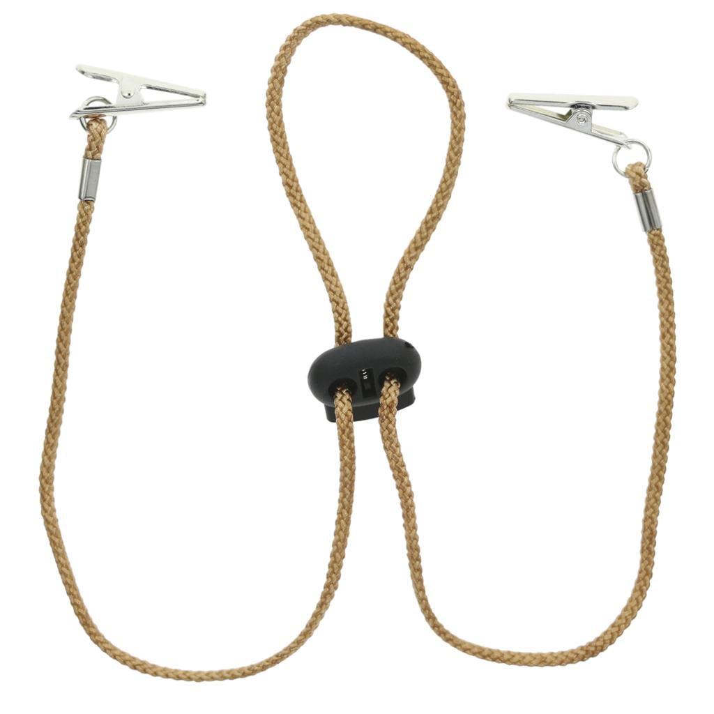 Adjustable Napkin Clips Bib Chain Lanyard Napkin Holder for Elder ...