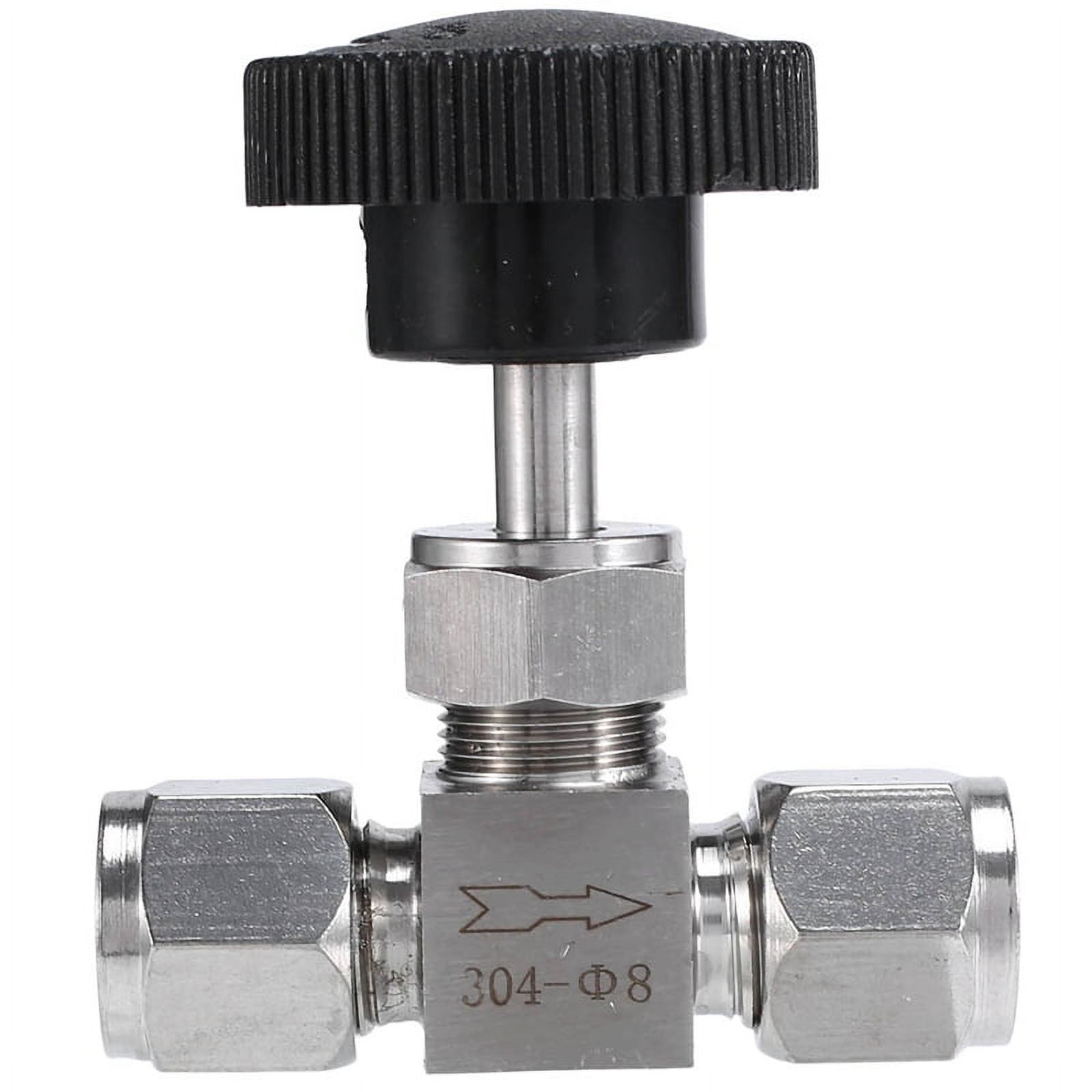 Adjustable Needle Valve O.D 8mm Tube Stainless Steel 304 High Pressure ...