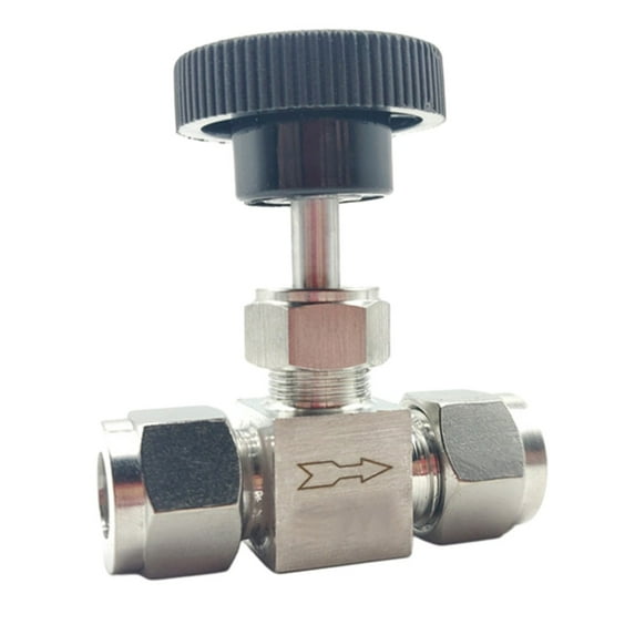 Adjustable Needle Valve Od1/4 Pipe Stainless Steel Control Shutoff ...