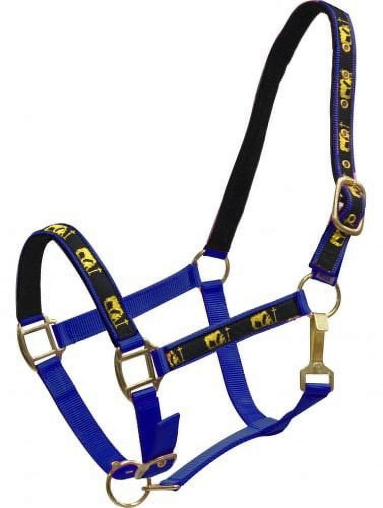 Adjustable Neoprene Lined Nylon Halter w/ "Praying Cowboy" Overlay ...