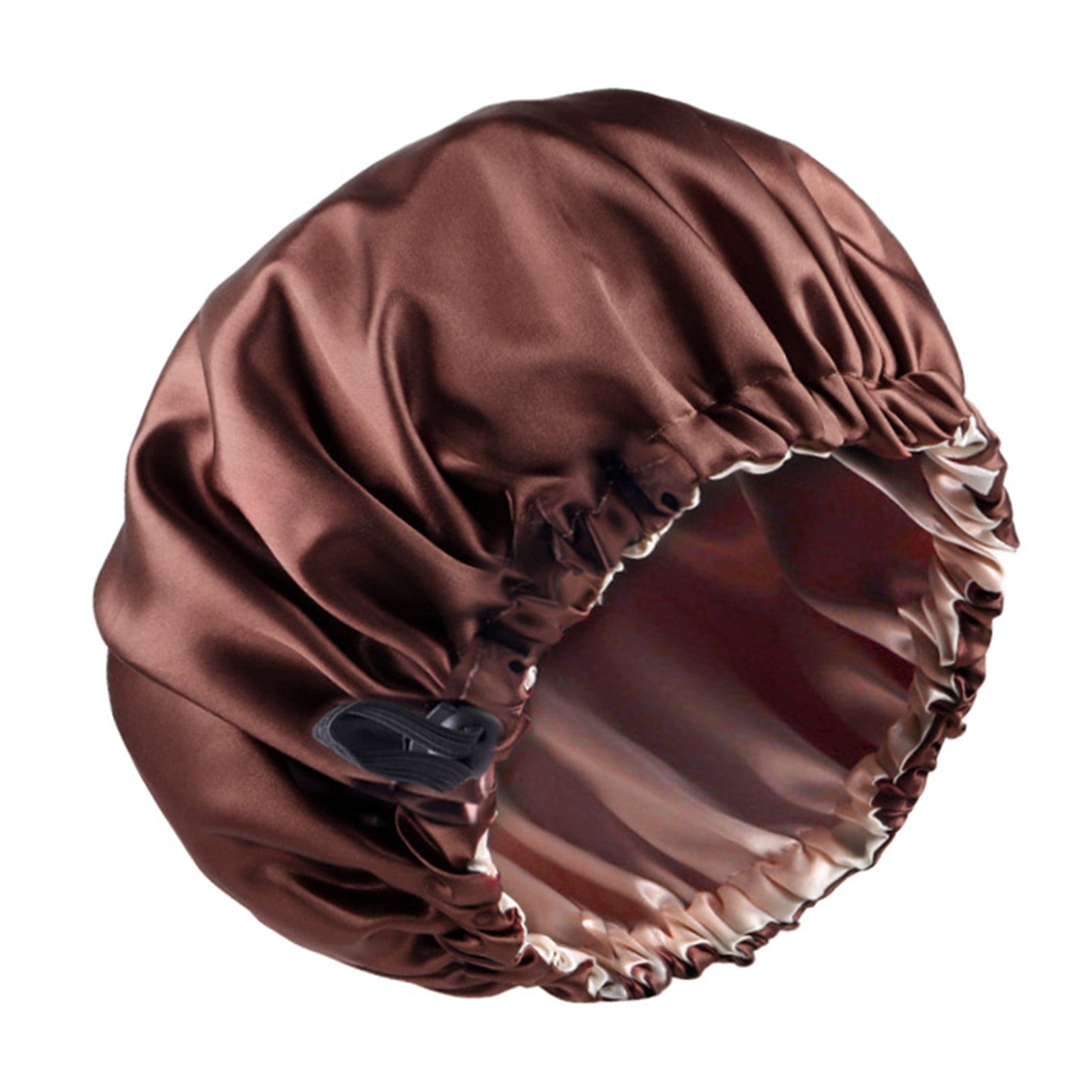 Adjustable Night Hat with Elastic Band Extra Sleeping Satin Bonnet for ...