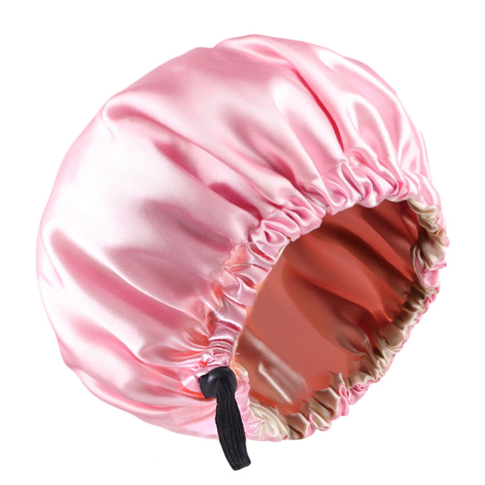 Adjustable Night Hat with Elastic Band Extra Sleeping Satin Bonnet for ...
