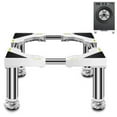 Coofit Adjustable Washing Machine Riser, Rubber Mats, Stainless Steel ...